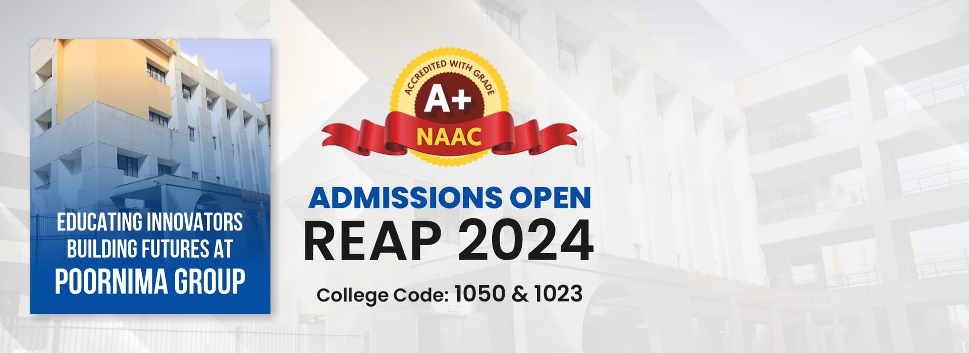 REAP counselling 2024 | Poornima Group